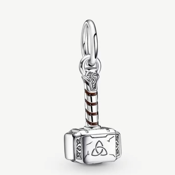 Jewelry | Authentic New Pandora Marvel Thors Hammer Dangle Charm ...